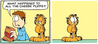 Strippy Comics Blog: 2-Panel Garfield: The Future of Humor