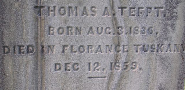 Ecology Of Culture: Was Tefft coming back?