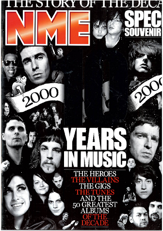 Media As Level- Music Magazine: media-NME front cover
