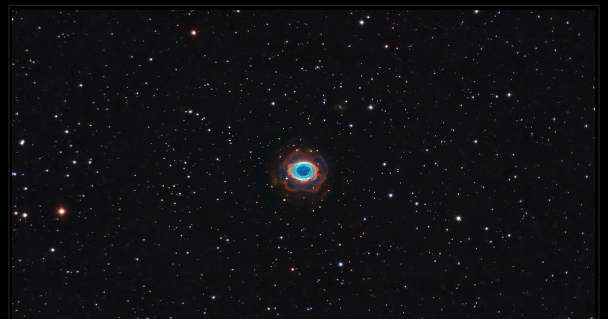 M57 Ring Nebula Of Color