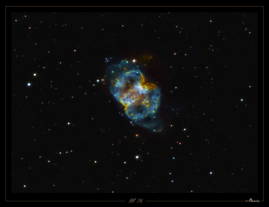 Astro Anarchy: M 76, the "Little Dumbbell Nebula"