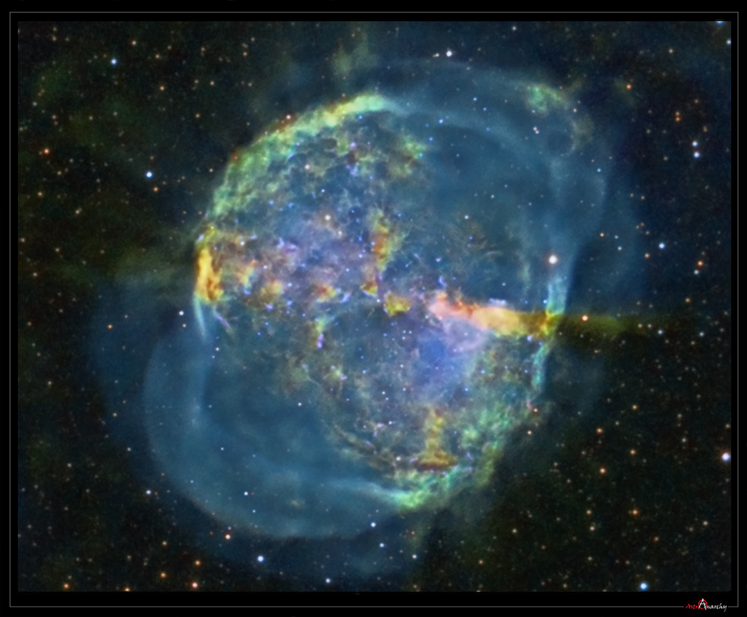 Astro Anarchy: M27, the "Dumbbell Nebula", reprocessed