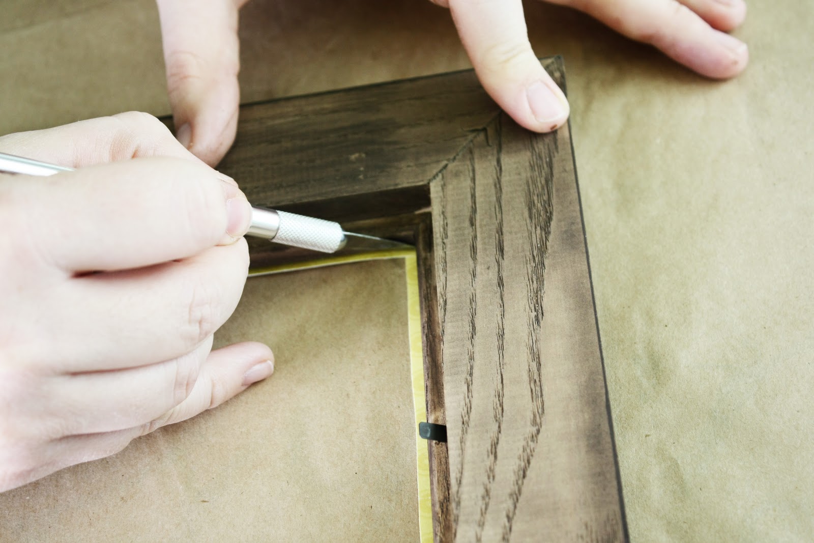 Using Paper To Decorate A Frame Stacy Risenmay Using Paper To Decorate A Frame Stacy Risenmay