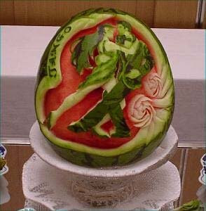 HORTA EM APARTAMENTO: Esculturas em Legumes e Frutas