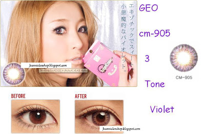 Jeannie Lens Shop: Geo 3 tone Magic Circle Lens (Rm30)