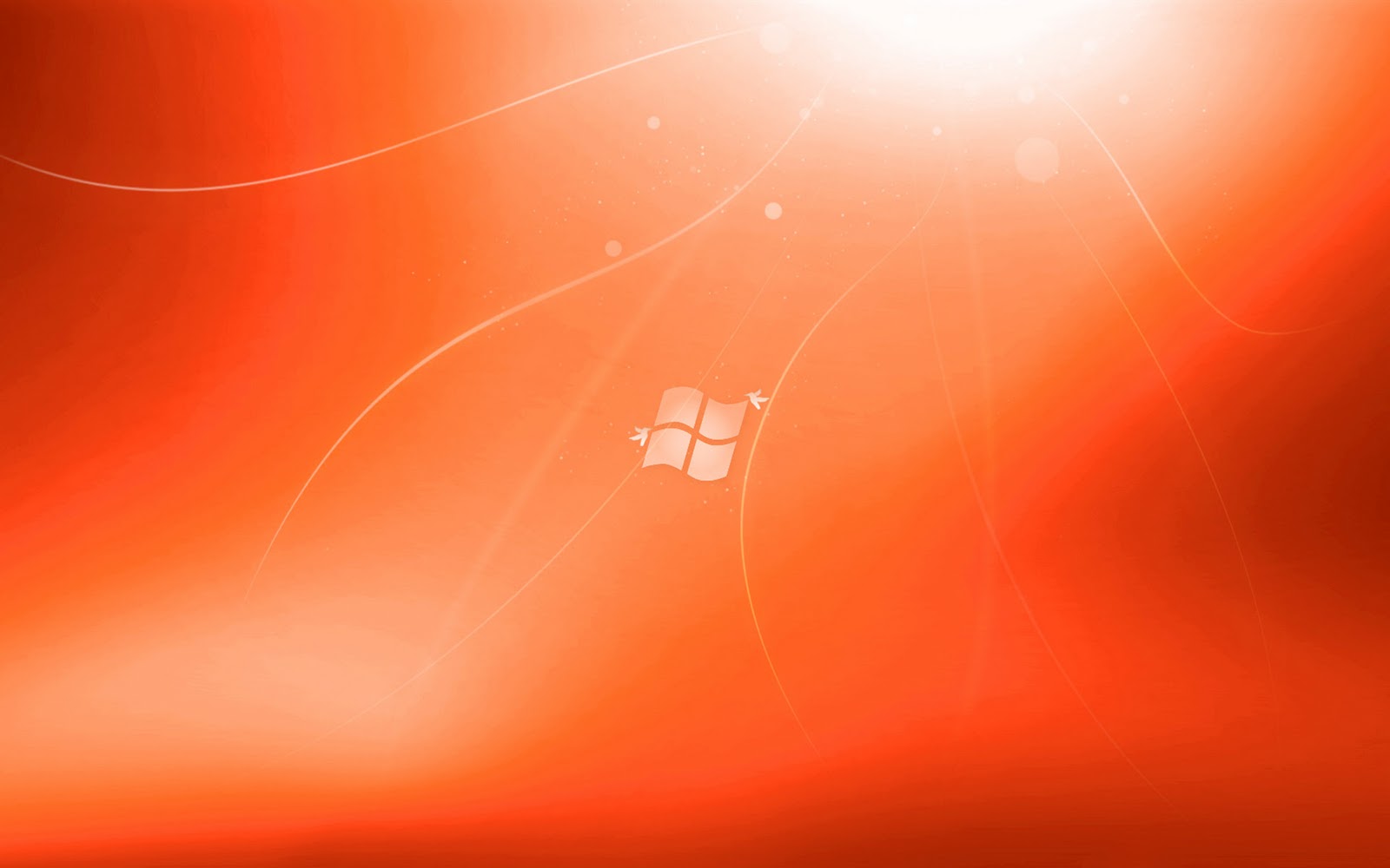 Window 7 Red Wallpaper Hd