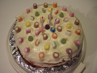 Alice the baker: Dolly Mixture birthday cake