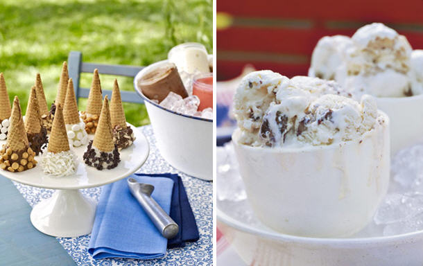 Canadian Hostess Blog: Absolutely gorgeous ice cream buffet tables