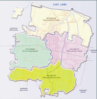 Pekalongan city of Paradise: MAP OF THE CITY OF PEKALONGAN