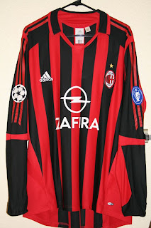 The Football Kit Room: AC Milan Home Kits (2003-2008)