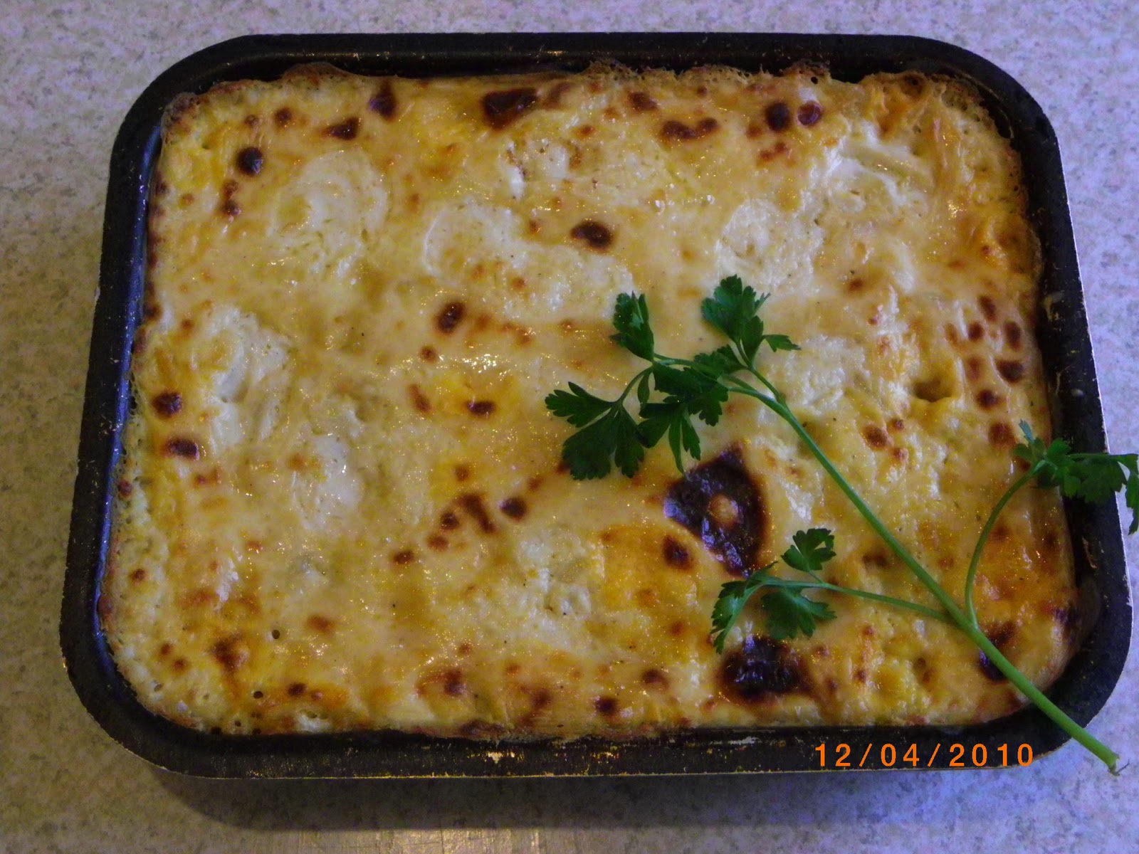 Arab dishes: Bechamel Pasta