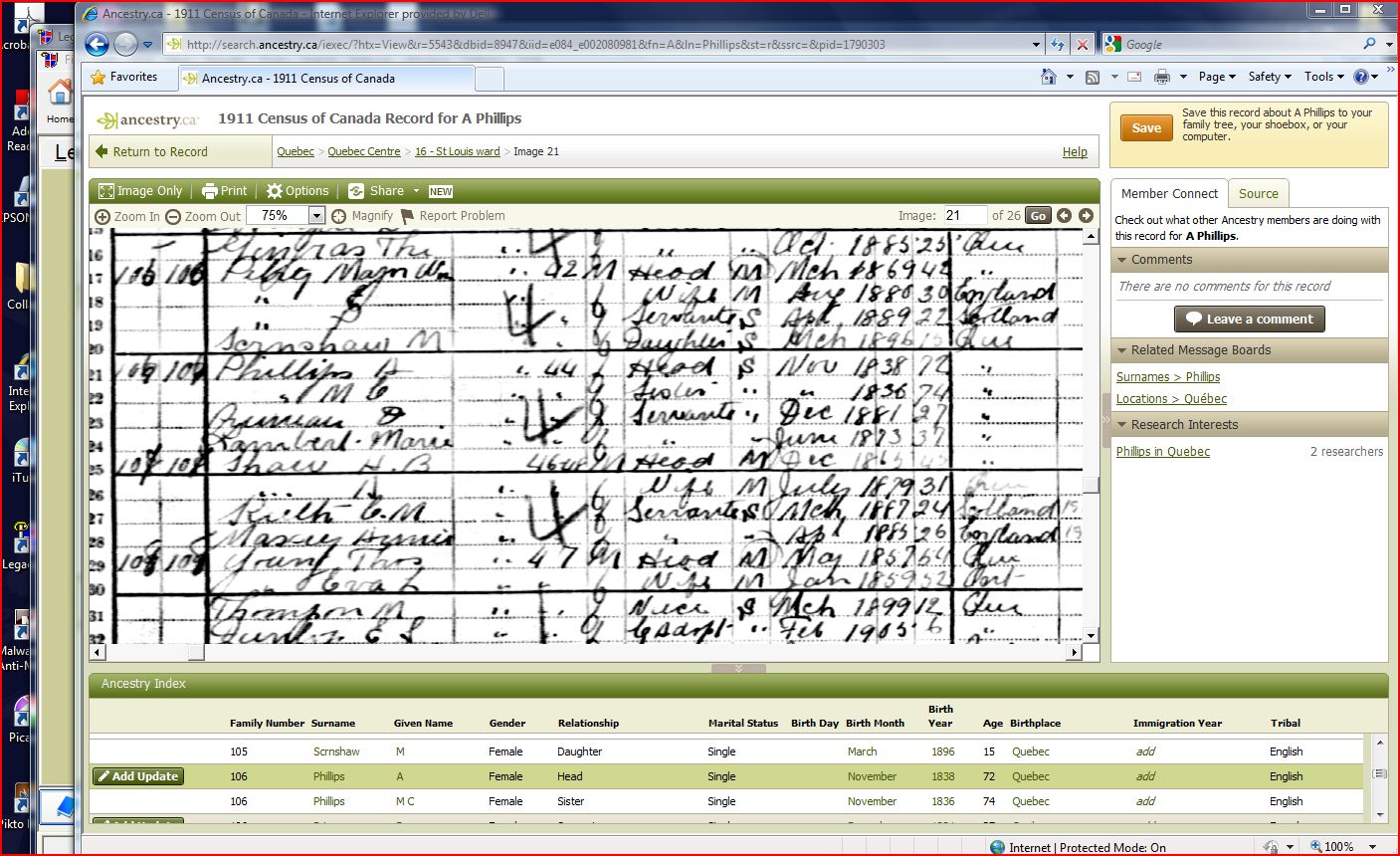 Phillips Family Ancestry: 1789 William and Henrietta