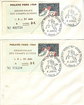 Ma collection de Timbre: PHILATEC 1964 PRELUDE ET FIN