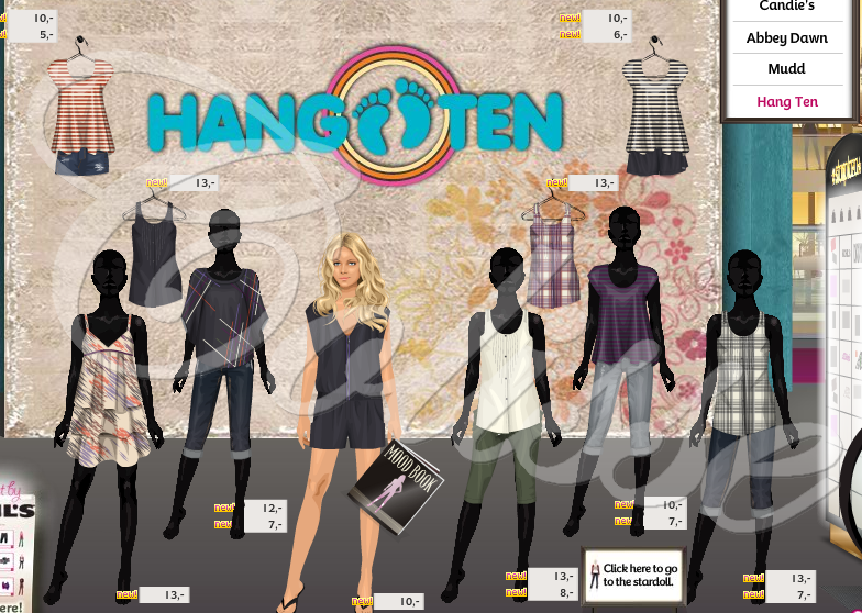 Stardoll Fãs: Novas Roupas na Kohl's