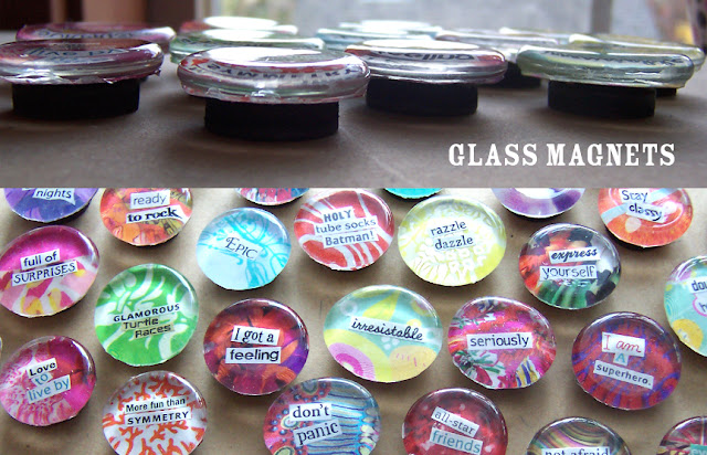 August Avenue: How to make your own glass magnets
