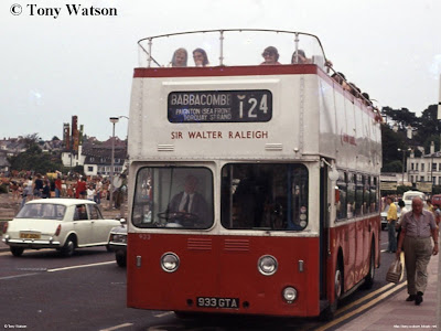 Buses In The South West: DL933 (933GTA) "Sir Walter Raleigh"