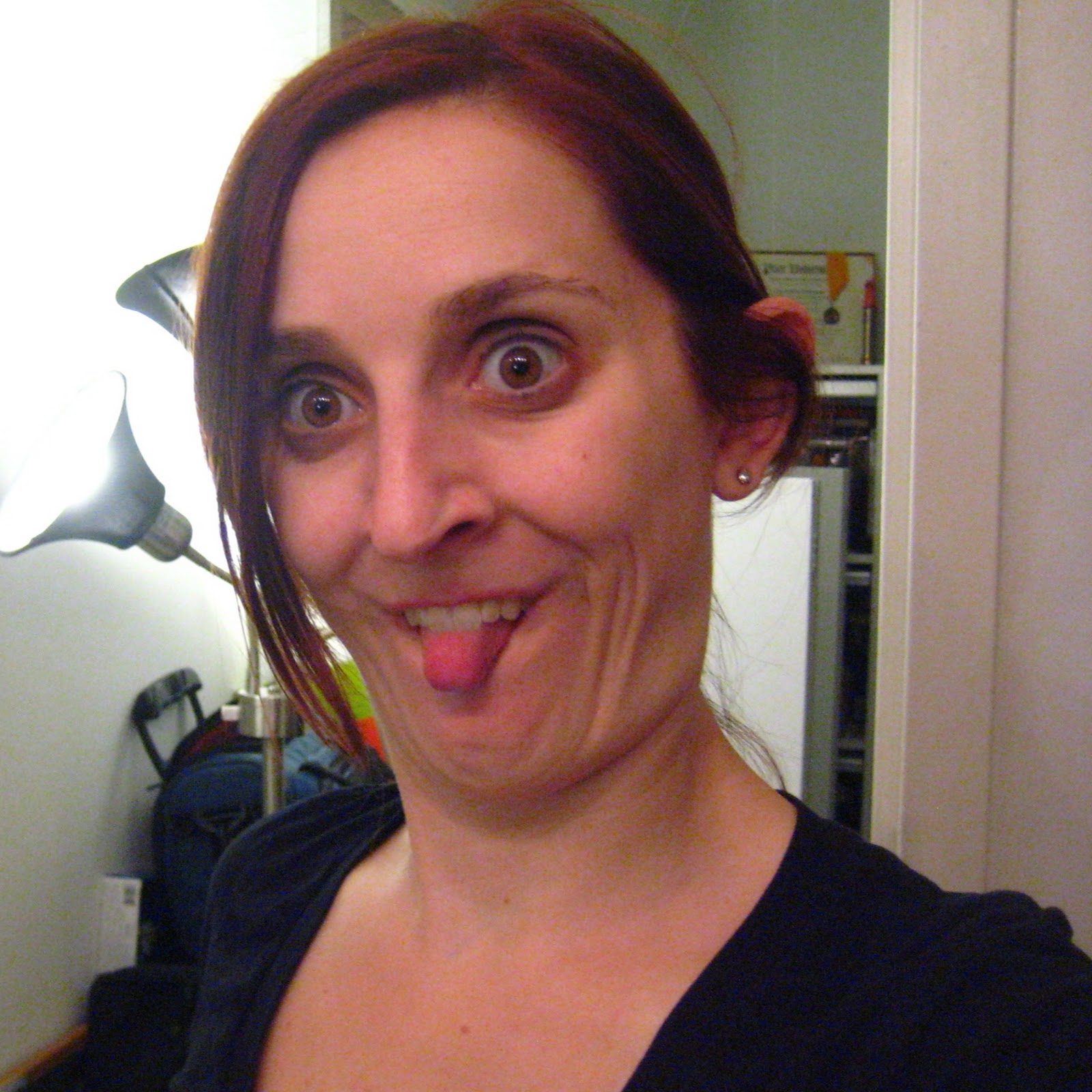 Face Time With Sharon: Face #54 Tongue Out Tuesday "Tongue and Cheek"