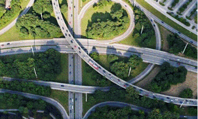 Straight & Curved: Straight and curved in the city