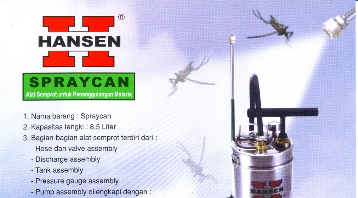 DBD DAN MALARIA: BROSUR N SPESIFIKASI SPRAYCAN HANSEN ML 12