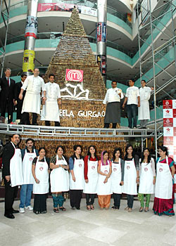 BIGGEST CHOCOLATE ECLAIR PYRAMID – MASTERCHEF INDIA – World Records ...