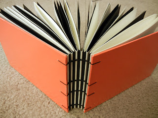 Kate's Creative Saga: Process: Exposed Spine Bookbinding