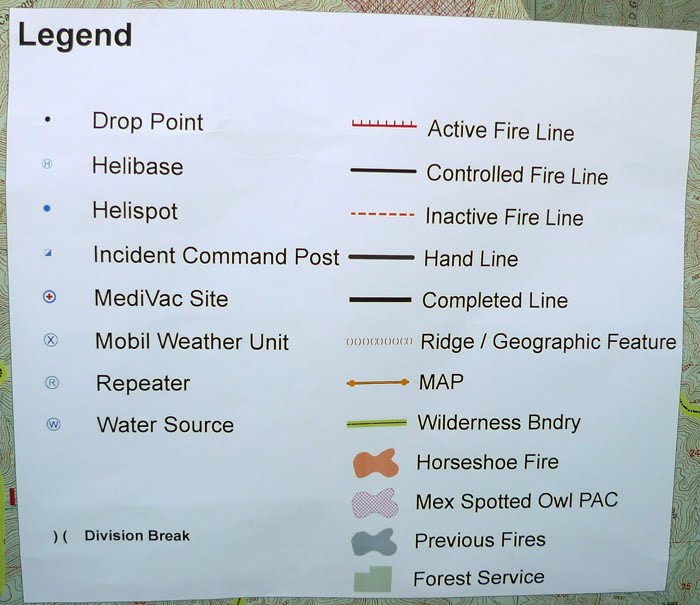 Art and Other Adventures with Narca: Horseshoe Fire Briefing & Map