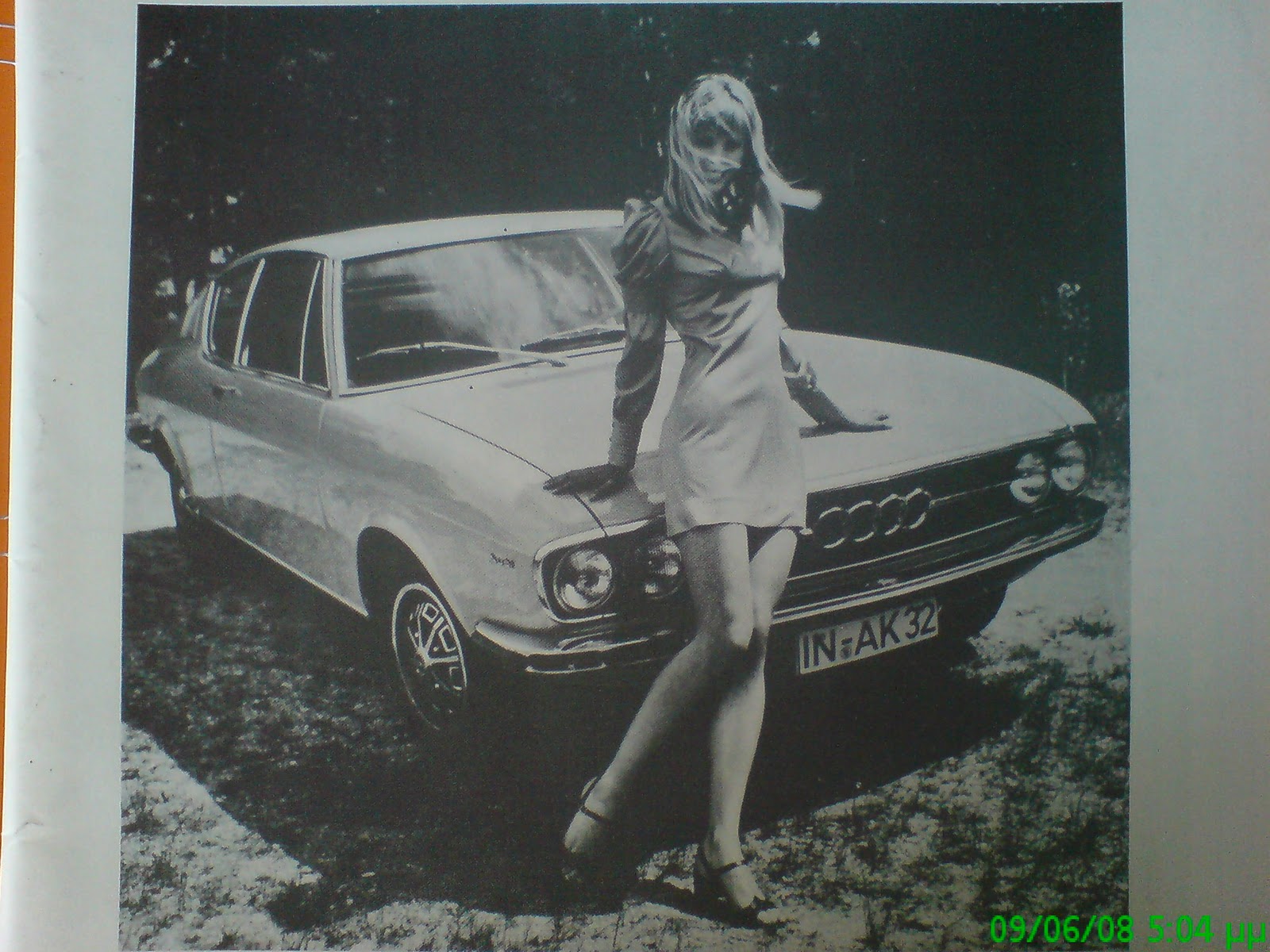 AudiVirus: WOMEN + Audi 100 c1 cars in 70's-GALLERY!