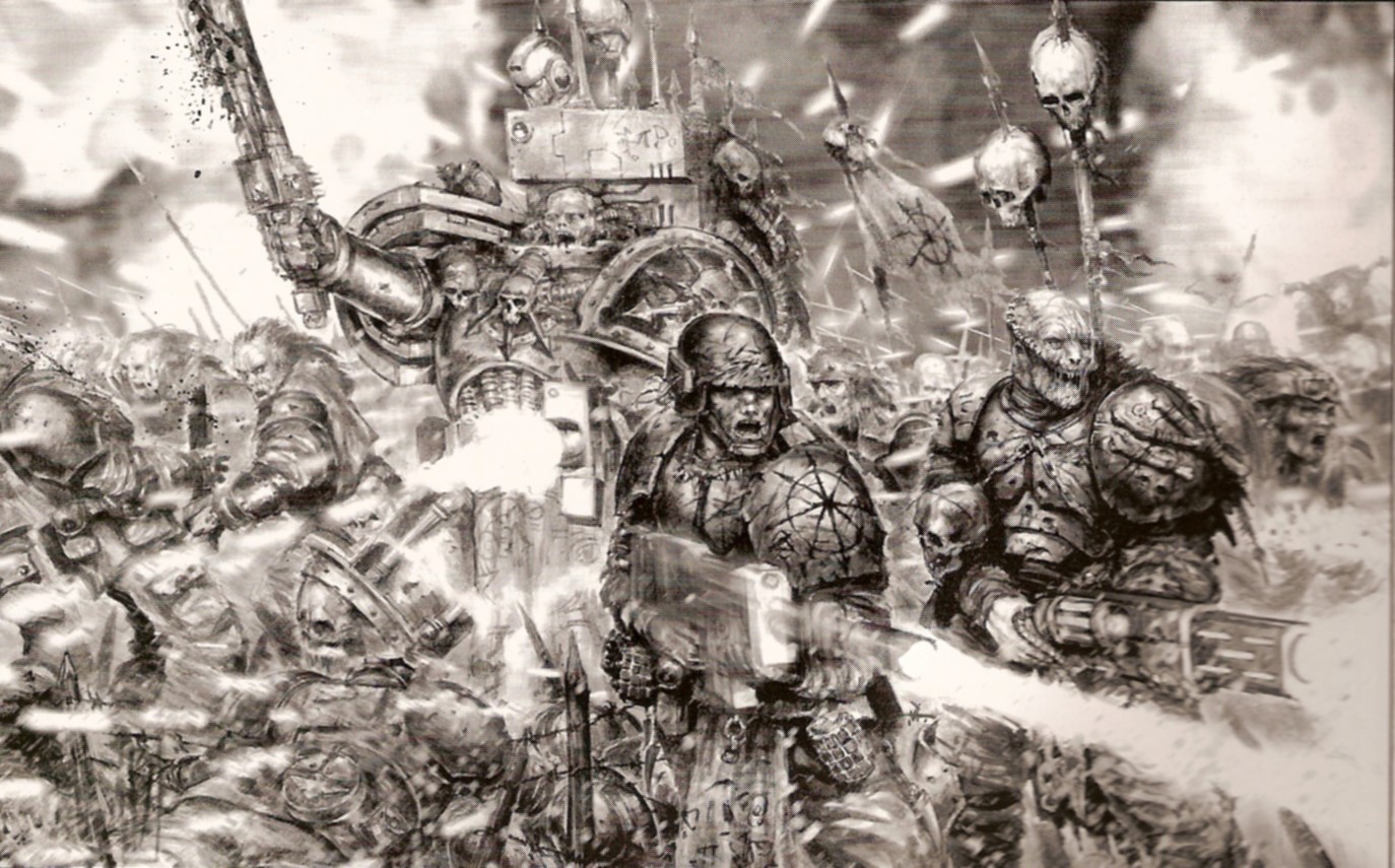 The Blue Gnoll: 40K Traitor Guard