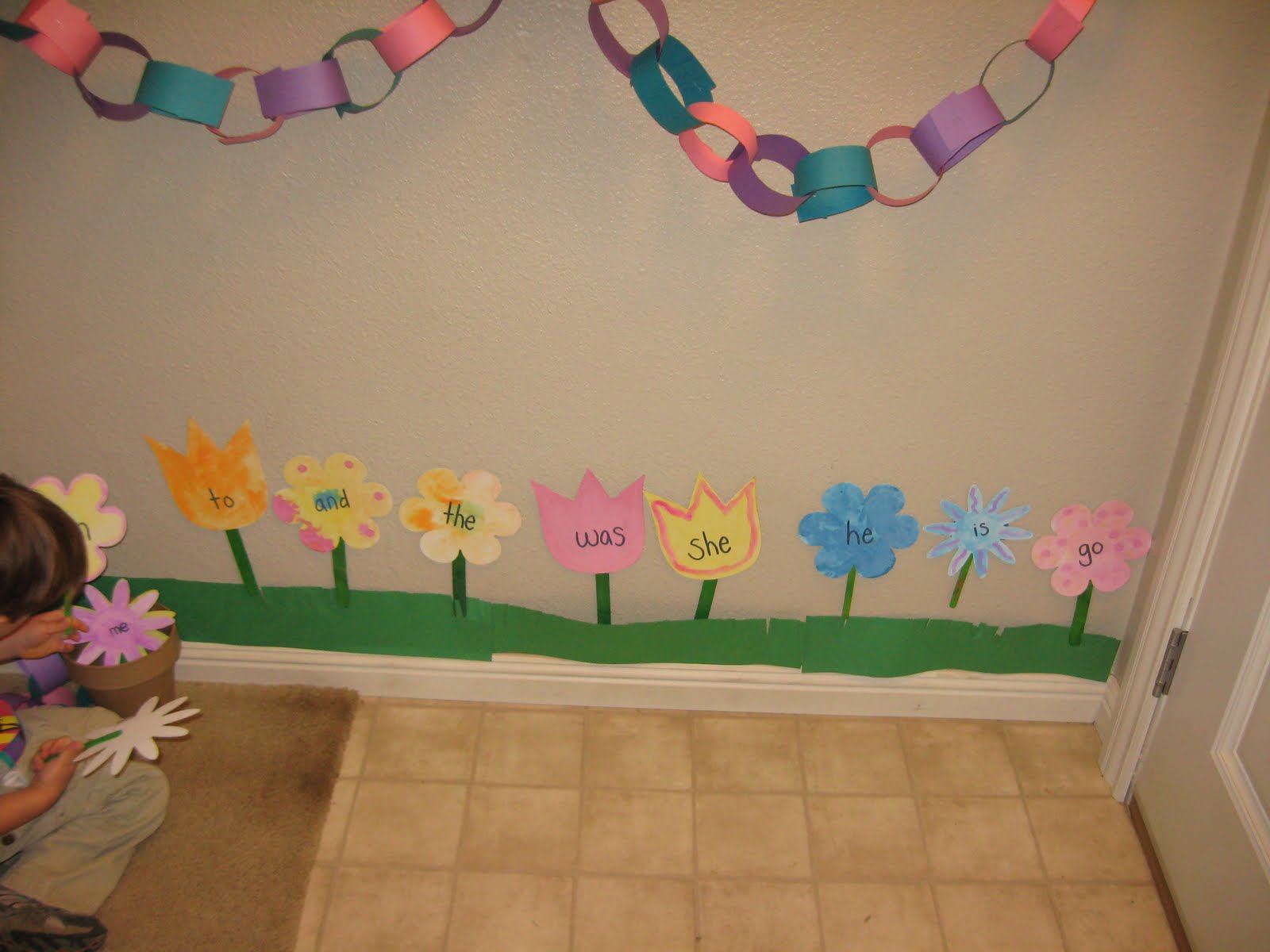 Giving Up On A Clean House: Sight Word Garden