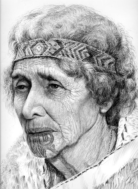 Len Cutten, Artist.: MAORI WOMEN.