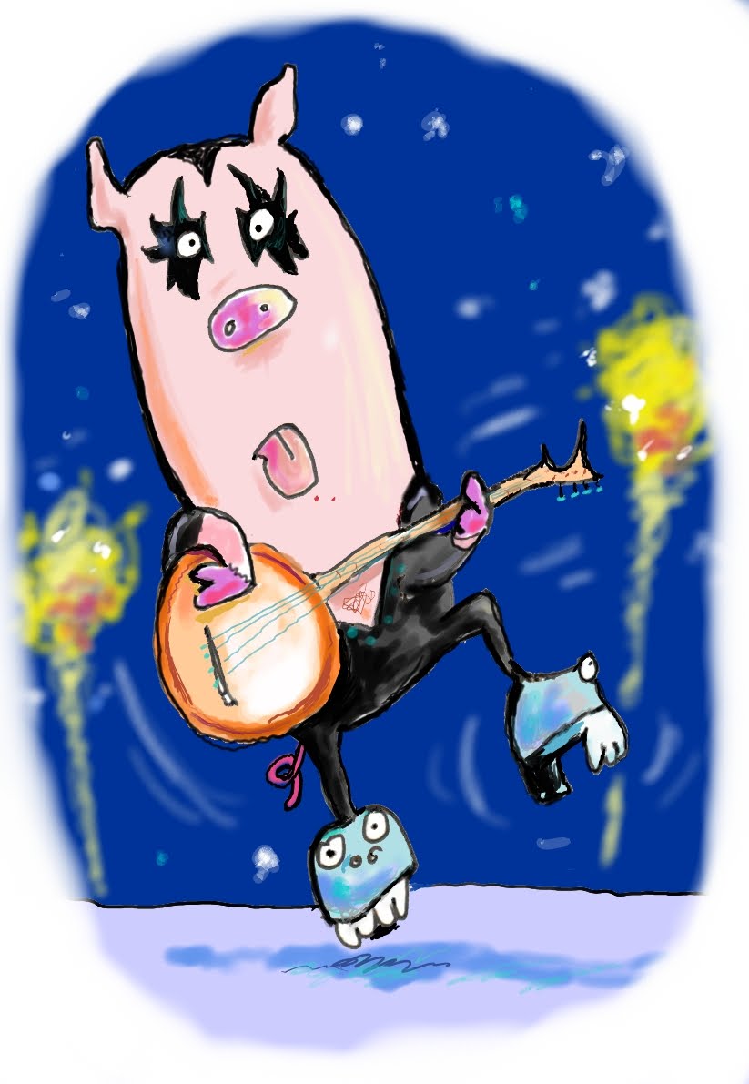 Dueling Banjo Pigs: Scott K Nelson: Gene Pig