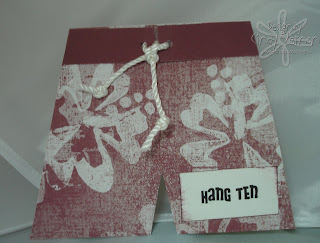 Creating with the Heart: Board Short Card