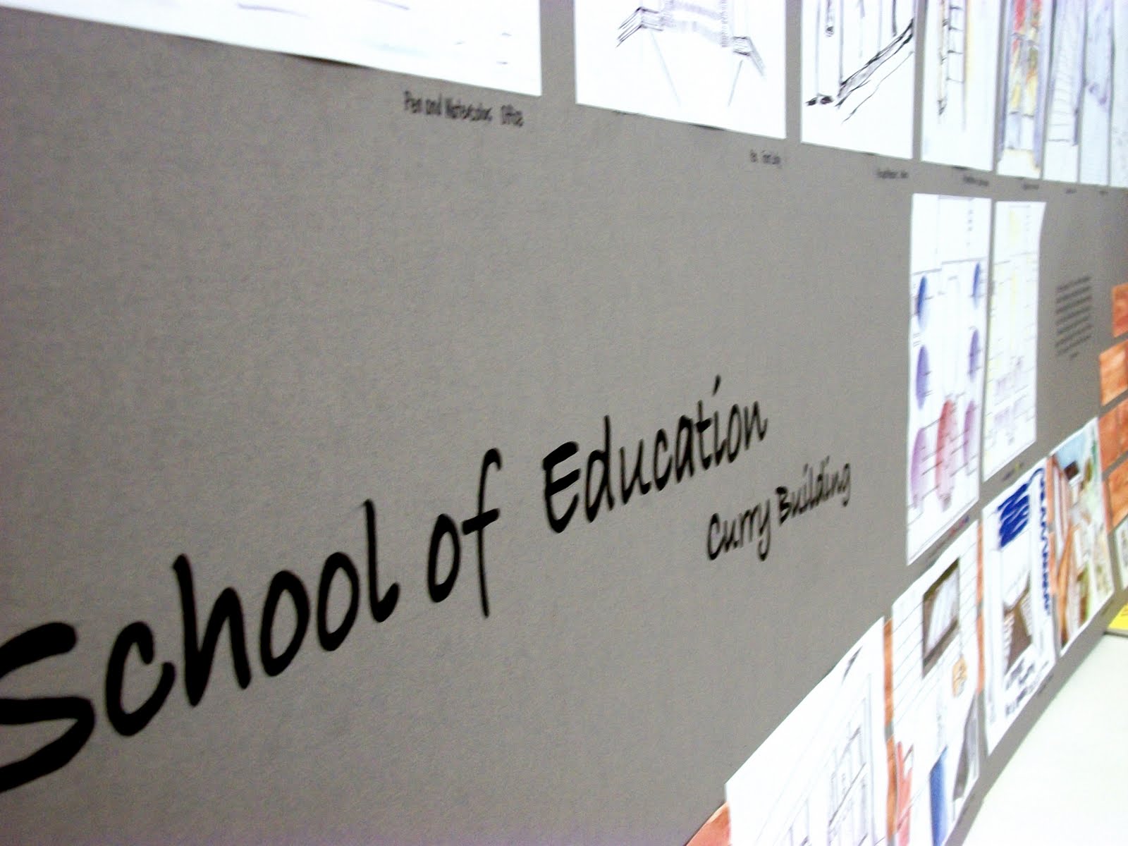 cmb: Curry Building: Display Board