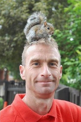Pics to Pics: Squirrel and man