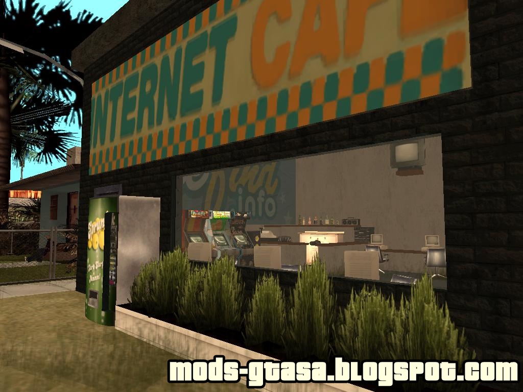 Mods GTA San Andreas: Net Cafe