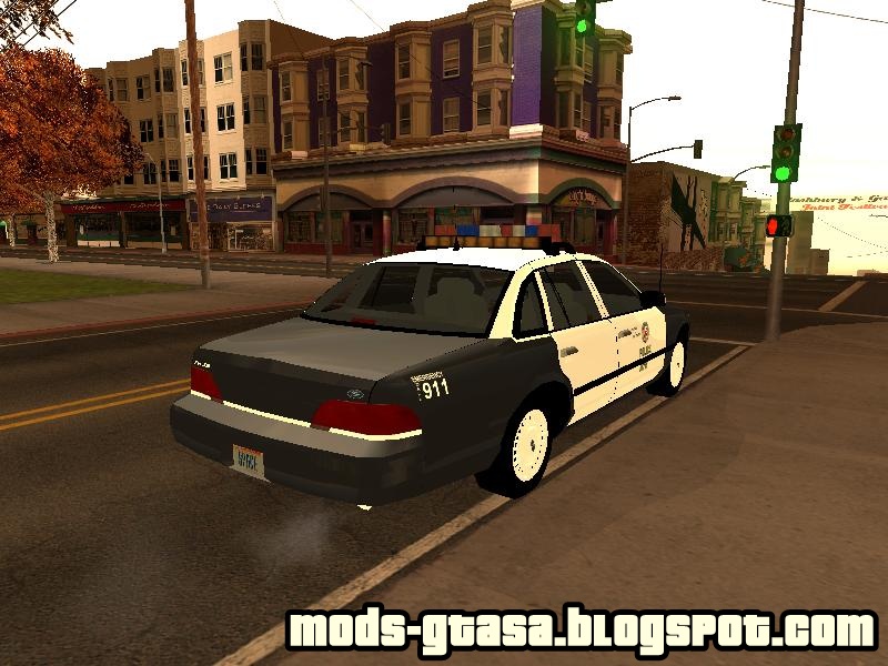 Mods GTA San Andreas: Crown Victoria 92 LAPD