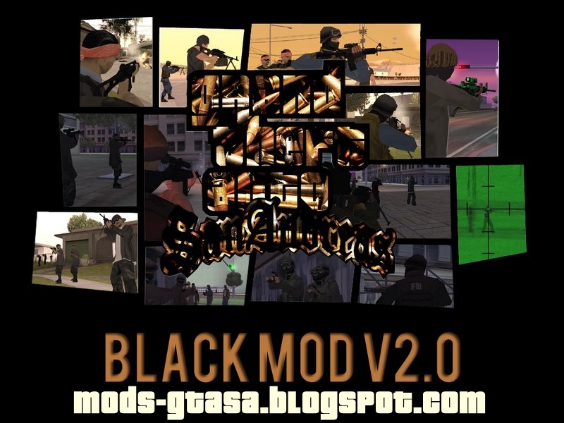 Mods GTA San Andreas: Black Mod V2.0