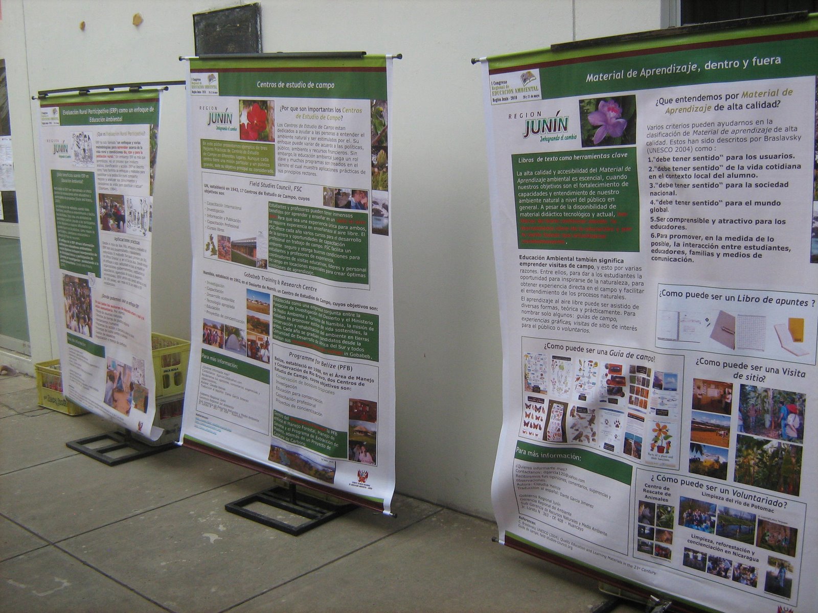 I Congreso Regional de Educación Ambiental: Exposicion Poster