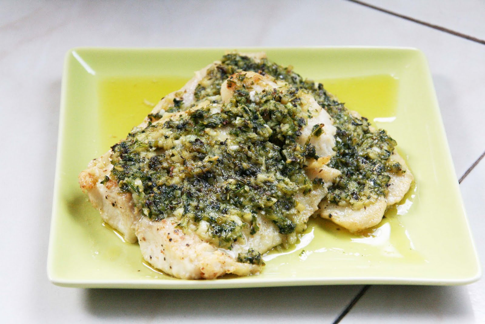HJ Express: Cream Dory in herb and garlic butter