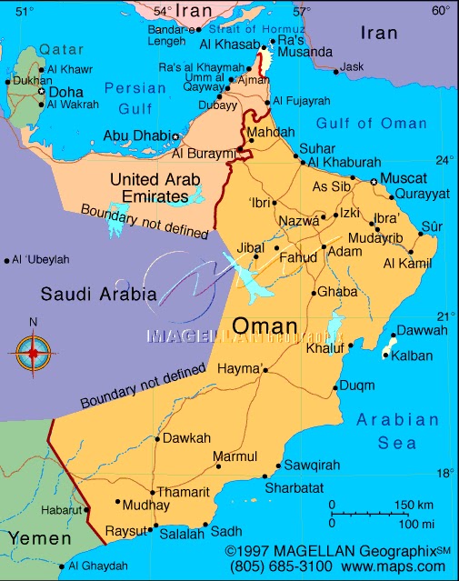 Oman: Regions and Governorates of Sultanate Of Oman