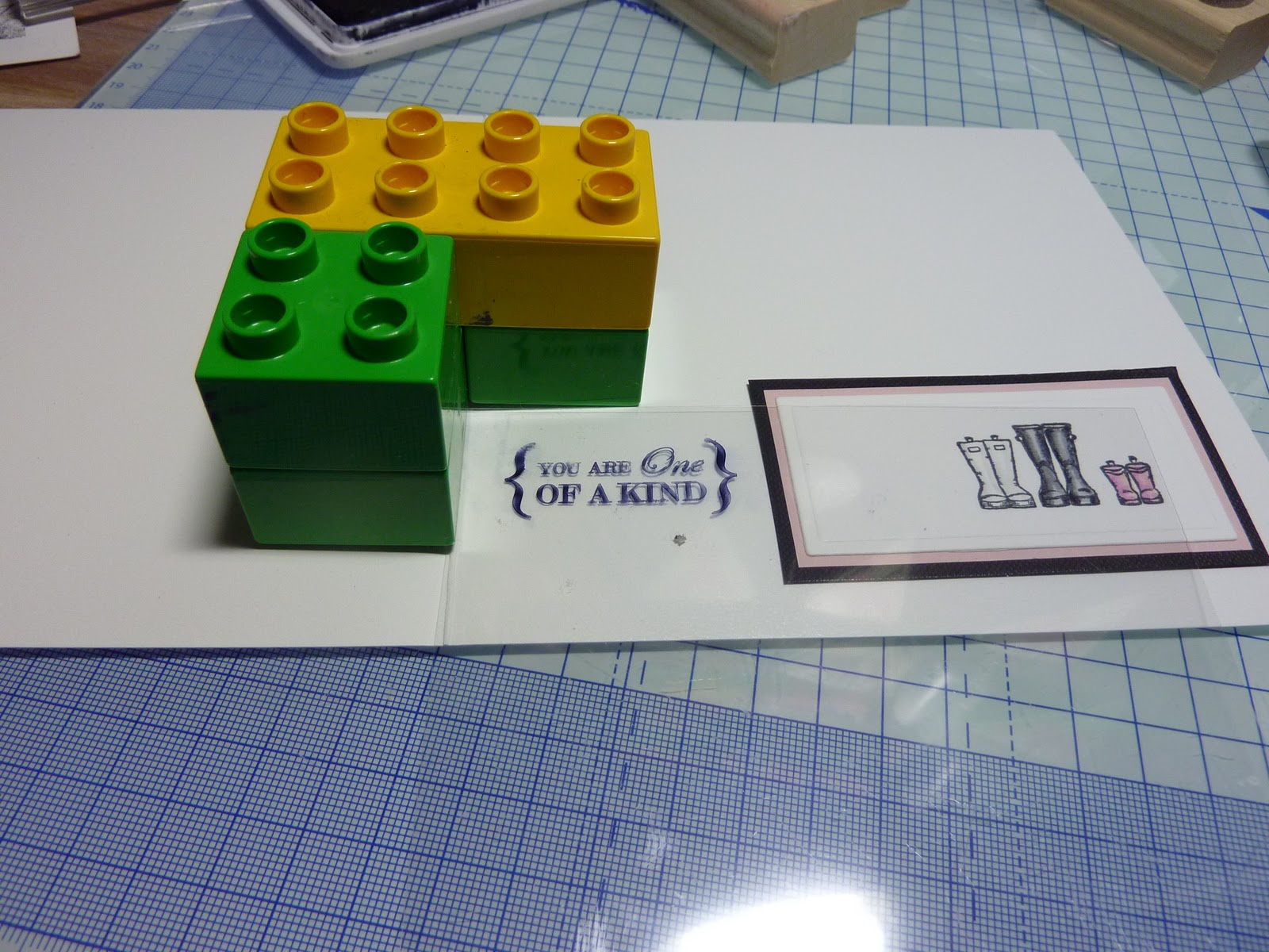 "Less is More": Week 1 Colour Challenge Pink, Black and White