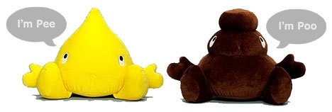 i - first person singular: Pee&Poo Plushies