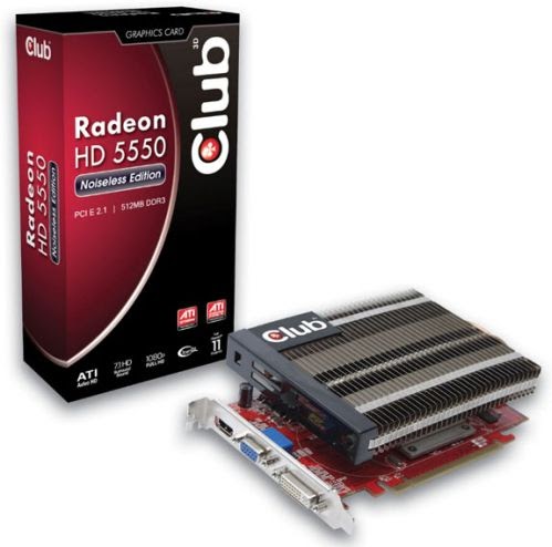 Club3D Radeon HD 5550 Specifications - GURU Of High-Tech