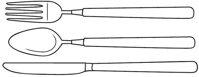 Cuchillo para colorear - Imagui