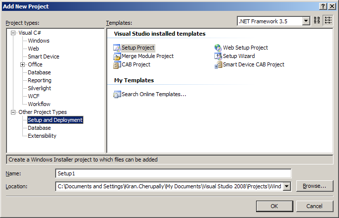 How to create a setup project to install windows services - Digging ...