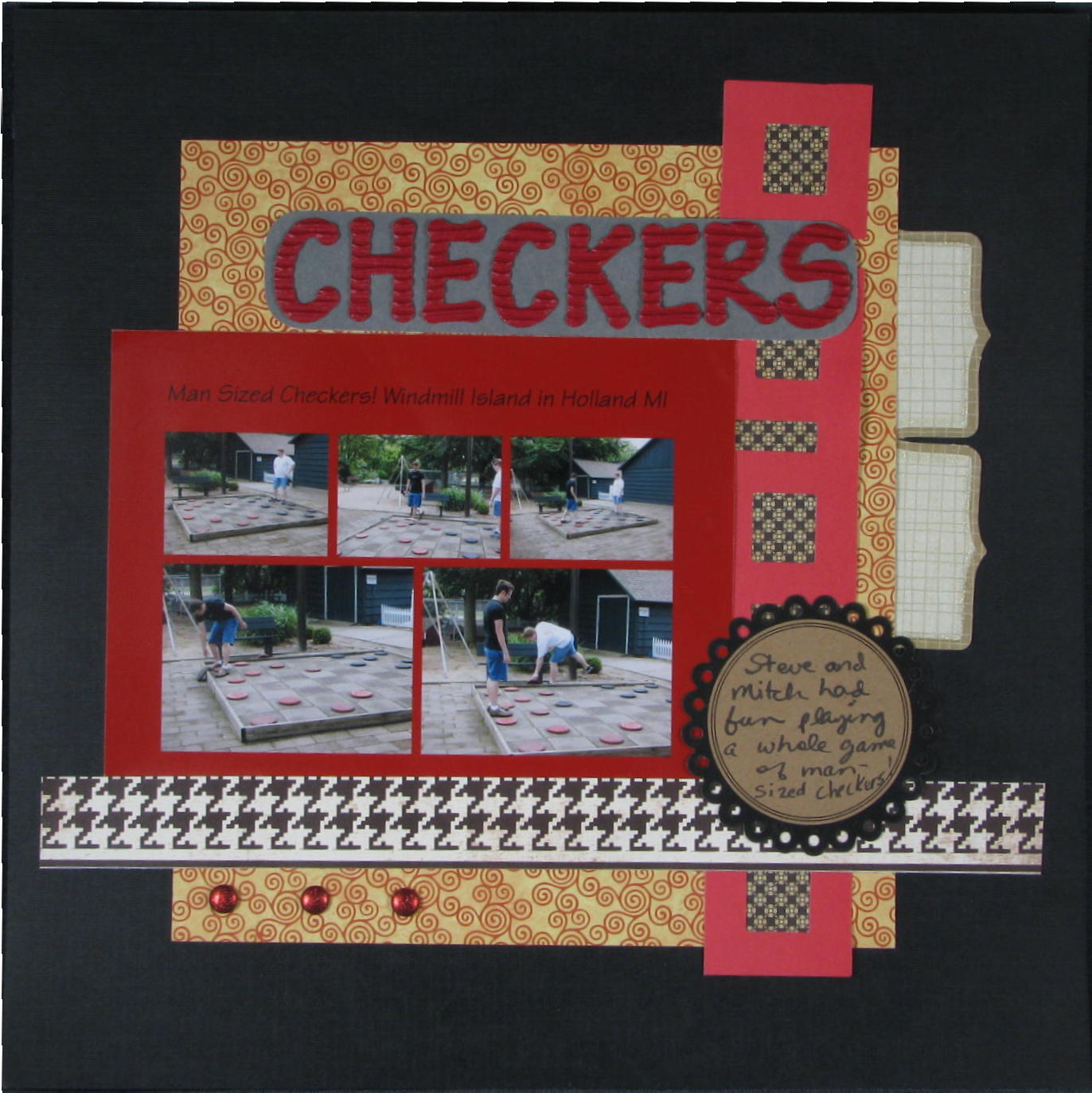 Uniquely Me, Imperfections and All: Checkers