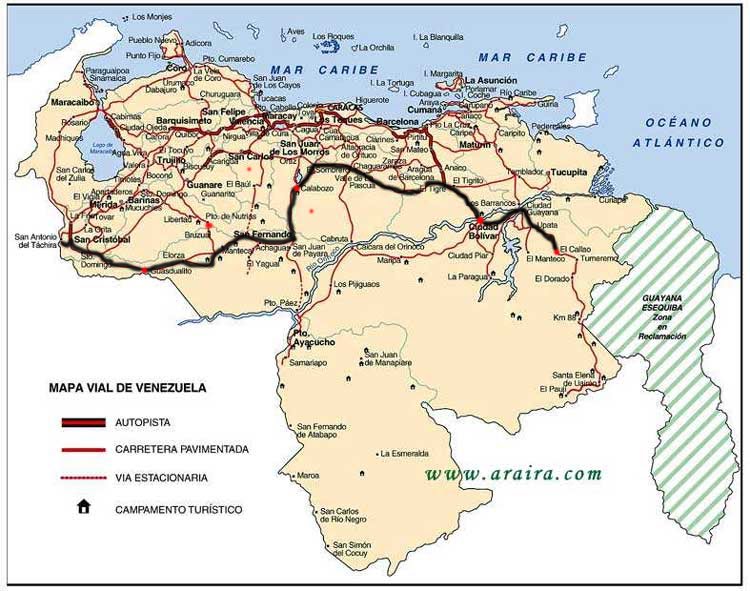 EL VIAJE: 14/08/2010.El Calabozo-Ciudad Bolivar-El Callao