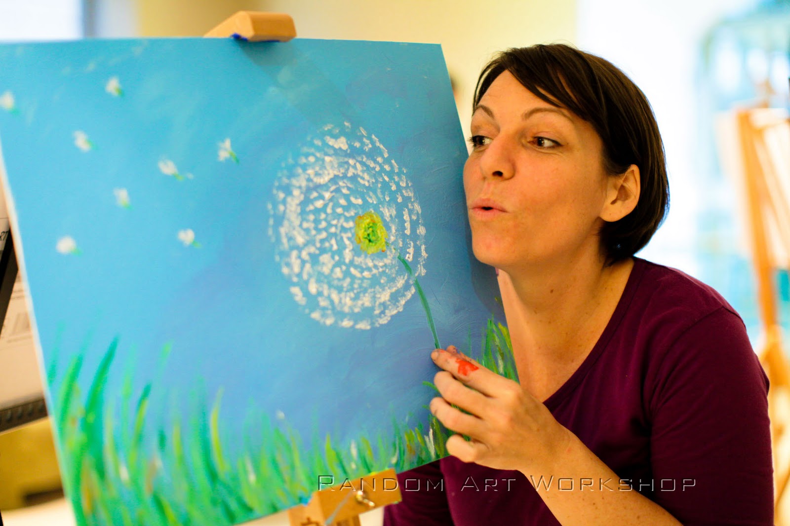 Random Art Workshop: Random Art Weekends : Acrylic on canvas