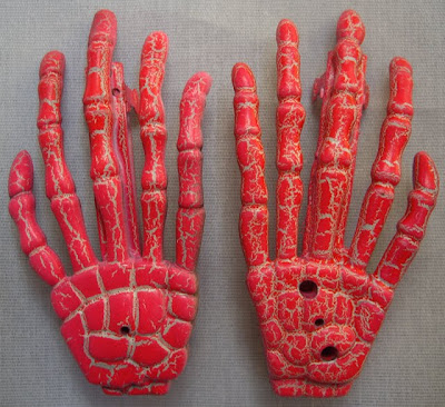 New Skeleton Hand Barrettes