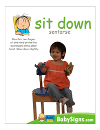 Baby Signs® by Bryn: Sign of the Week: Sit Down